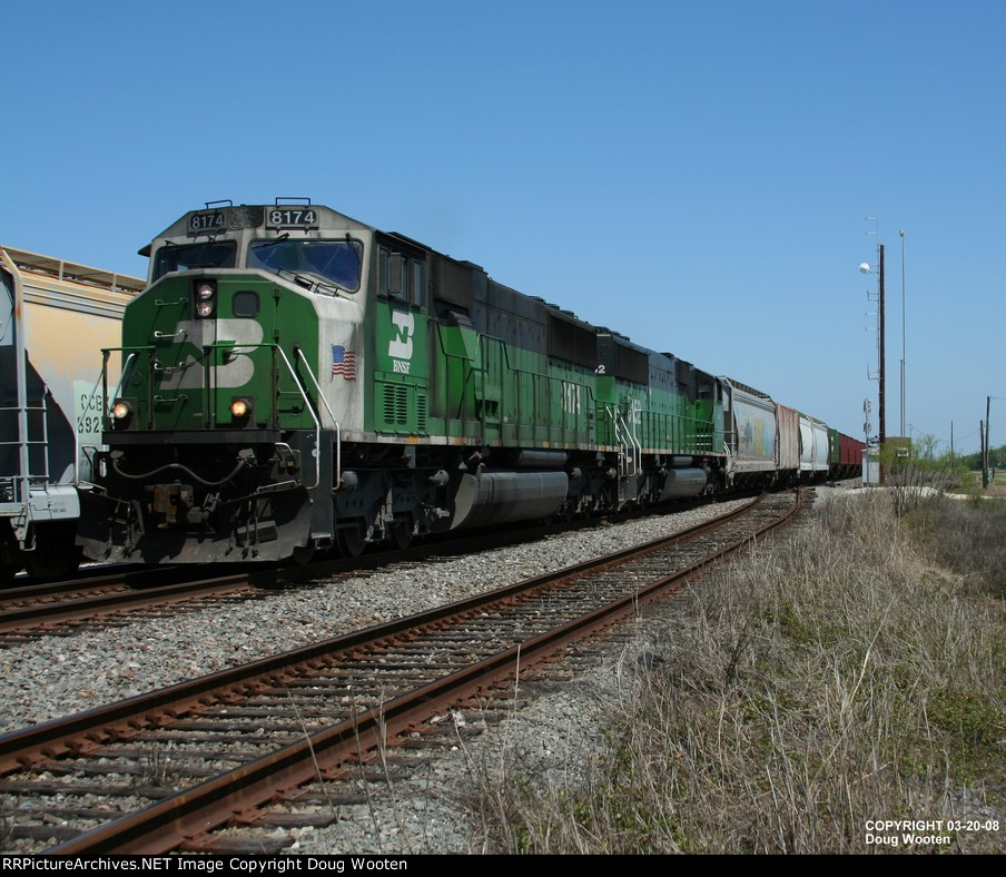 BNSF Loaded Grain Train